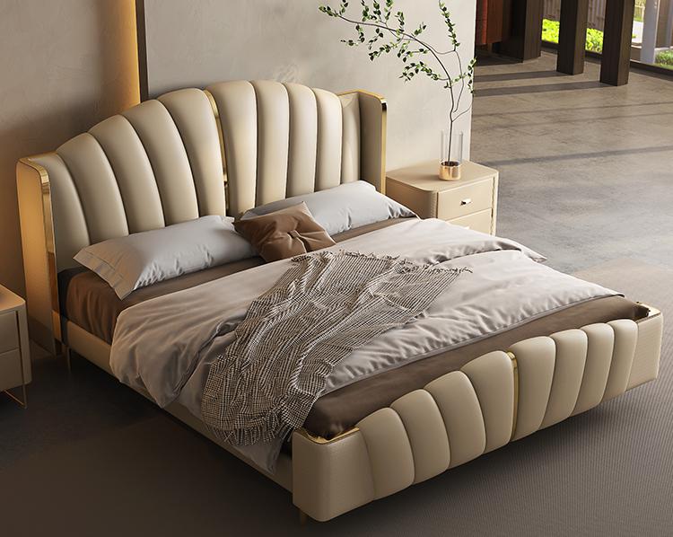 Luxury Stylish Leather/ Velvet/ Fabric Bed Frame - Model #2281 – Gday ...